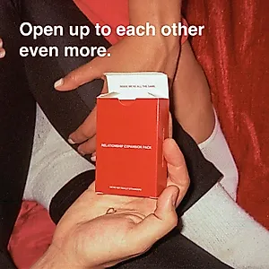 WE'RE NOT REALLY STRANGERS Relationship Expansion Pack Card Game – 54 Cards & Wild Cards – Conversation Cards for Couples, Adults, & Teens for Date Nights & Game Nights, Ages 18+, 2-6 Players