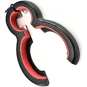 Can Opener for Seniors with Arthritis Helping Hand Jar Opener for Weak Hands Easy Opener with Silicone Jar Opener Gripper Adjustable Multiple Opener 6 in 1 Bottle Opener Jar Lid Jar Opener