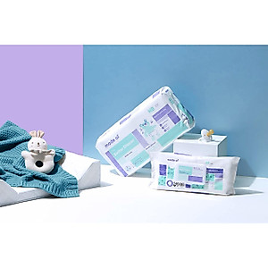 MADE OF The Better Baby Diapers - Hypoallergenic Diapers for Sensitive Skin, Unscented, 10 Hour Absorbency - Pediatrician and Dermatologist Tested - Size 1 (44 Count)