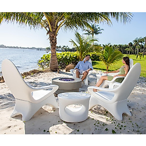 Tenjam Woosah Adirondack Chair for in Pool. Lounge Chairs for Sun Shelf Set of Two, Pool Chairs and Lounger for in Pool Tanning Ledge Support up to 13" of Water Depth (Made To Order)