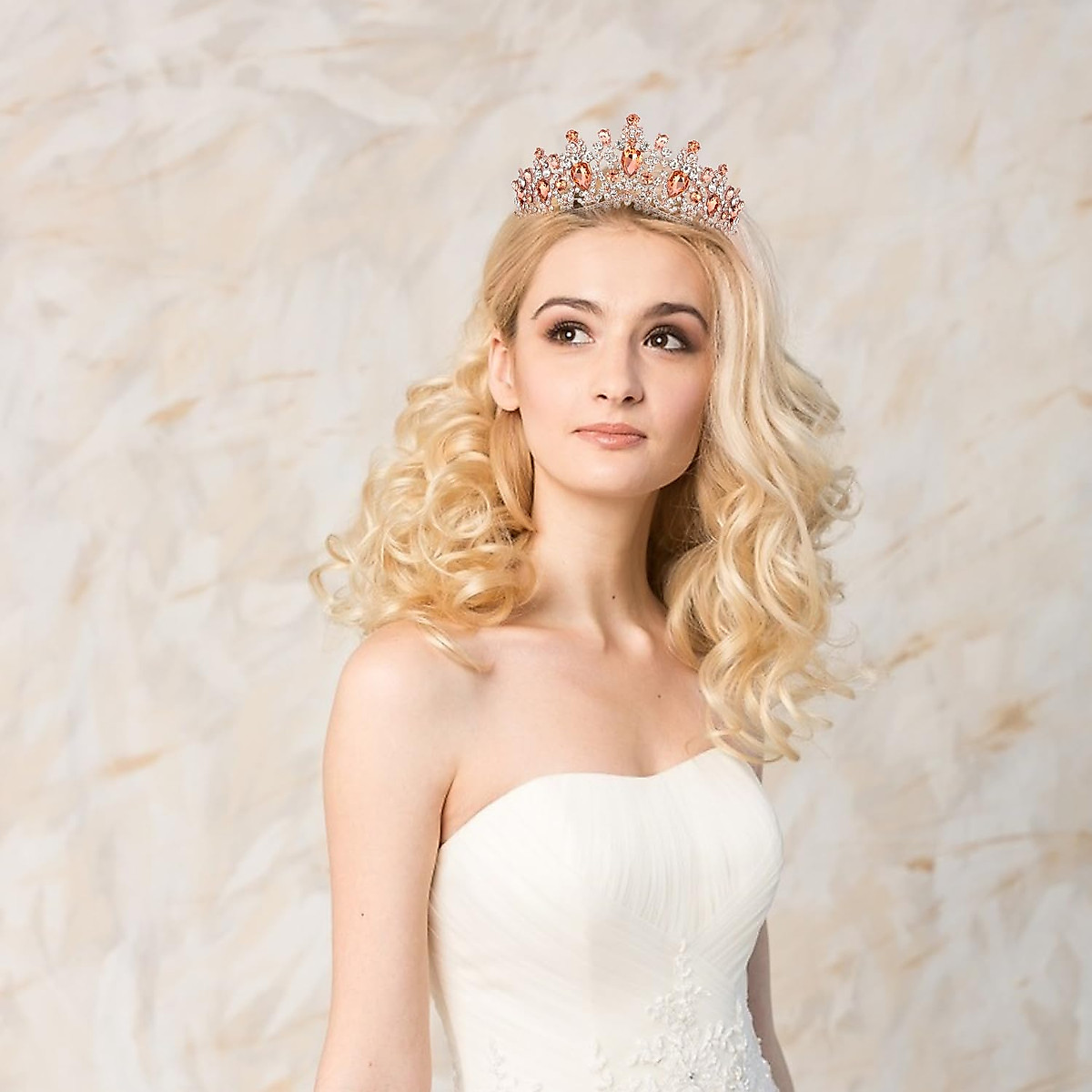 Birthday Tiara for Women, Birthday Sash and Tiaras for Women, Happy Birthday Queen Crown for Women, Birthday Crowns for Women with Rose Gold, Birthday Decorations for Women, Birthday Party Favors