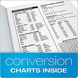 TOPS Oxford Composition Notebooks, Graph Ruled Paper, 9-3/4" x 7-1/2", Black Marble Covers, 80 Sheets, 12 per Pack (63786)