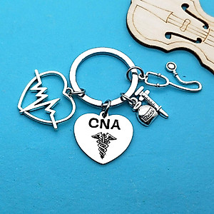 For CNA Gift Keychain Certified Nursing Assistant Gift CNA Graduation Gifts Nurse Day Gift Nursing School Student Gifts Nurse Appreciation Gifts Christmas Birthday Gifts CNA Gifts for CNA Week
