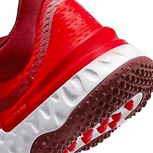 Nike Mens Alpha Huarache Elite 4 Low 'University RED' Baseball Shoes Size 8