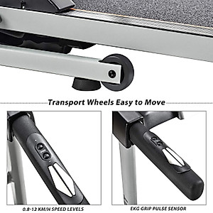 Health Fitness Folding Electric Folding Treadmill Treadmills with Safety Lock LCD Monitor Indoor Walking Jogging Running Exercise Machine for Home Gym