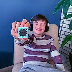 Mighty Vibe Spotify and Amazon Music Player - Bluetooth & Wired Headphones - 1,000+ Song Storage - No Phone Needed - Red