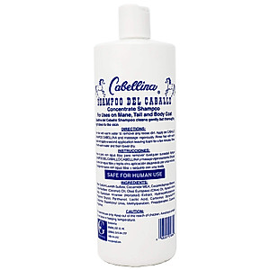Cabellina Shampoo Del Caballo, with Horsetail Plant Extract, Provides Volume and Shine to your hair, 32 FL Oz, Bottle