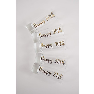 Custom Shot Glass with Gold Text, Add Your PERSONALIZED Text