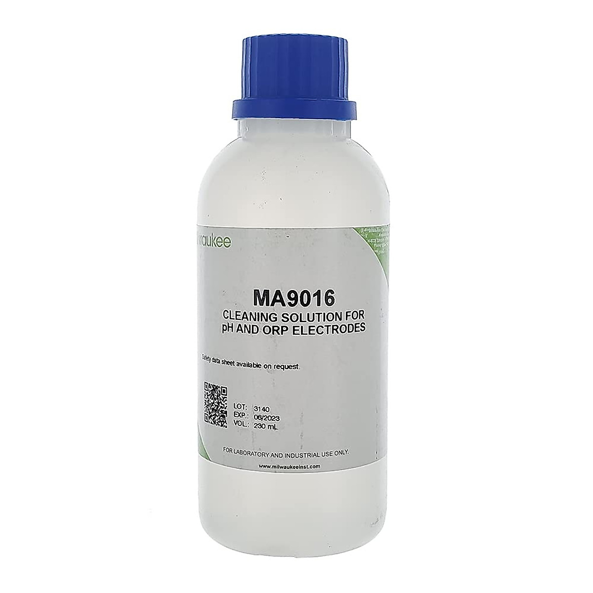 Milwaukee Instruments MA9016 Cleaning Solution for pH/ORP Electrode, 230 mL Volume