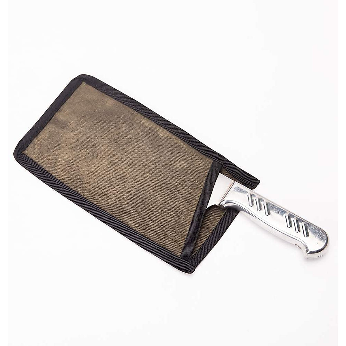 Meat Cleaver Knife Sheath,Butcher Chef Knife Edge Guard,Durable Wide Knives Blade Edge Protectors,Waxed Canvas Chef Knife Case, Heavy Duty Chef Knife Cover-Knives Not Included