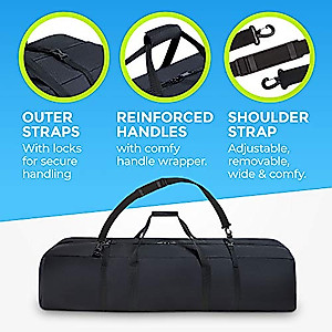 bagmate Multipurpose Telescope Bag – Shock-Absorbent Telescope Carrying Case with Adjustable Shoulder Strap and Extra Storage (39 inches)