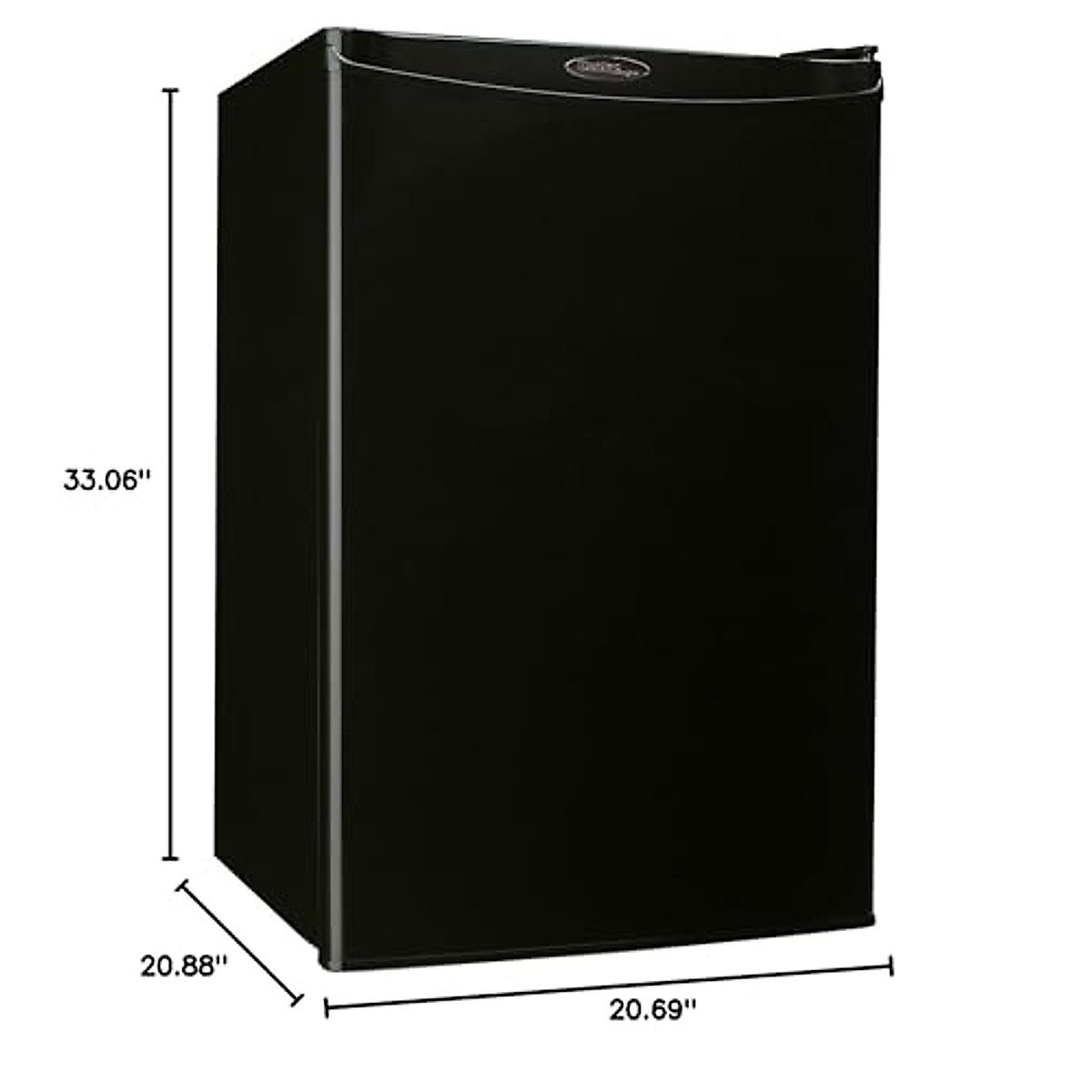 Danby Designer 4.4 Cubic Feet Compact Refrigerator (DCR044A2BDD) Black
