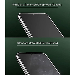 magglass Galaxy Note 10 Plus Tempered Glass Screen Protector Anti Bubble UHD Clear Full Coverage Resistant Screen Guard for Samsung Note 10+ (Case Friendly)