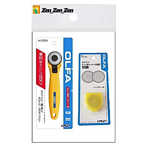 OLFA Perforation Cutter 28 235B / Replacement Blade(28mm) 2 Blades XB194 (with Our Shop Original Description of Goods)[ Zen_Zen_Zen Original Package]
