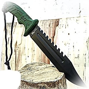 New 13" TACTICAL SURVIVAL Hunting FIXED BLADE KNIFE Army Bowie w/ SHEATH New Camping Outdoor Pro Tactical Elite Knife BLDA-0615