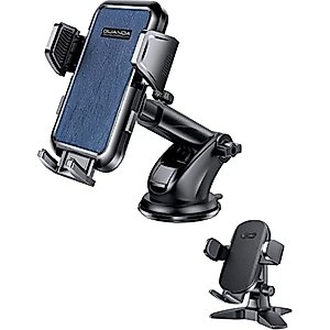 GUANDA TECHNOLOGIES CO., LTD. Cell Phone Stand, Desk Phone Holder, Upgraded Car Mount Phone Holder Dashboard Windshield
