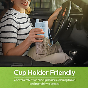 Personal Size Blender, Enenal Portable Blenders Smoothies and Shakes 5000mAh Battery, 16oz Mini Blender USB Rechargeable, Handheld Blender BPA-Free Fruit Smoothie Juicer Cup