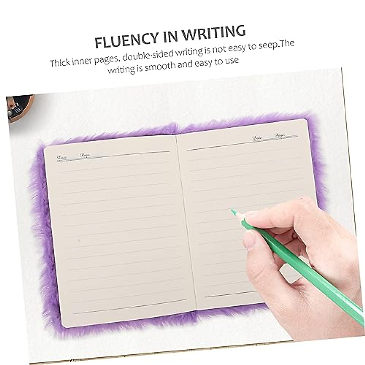 CLoxks diary of a wimpy kid books Pink Journal Travel Notebook Travel Scrapbook Memo Note Book Fur Diary Paper for Writing Plush Fashionable Notebook Practical Diary Book diary book