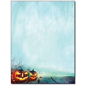 Enchanted Pumpkins Letterhead Paper - 80 Sheets