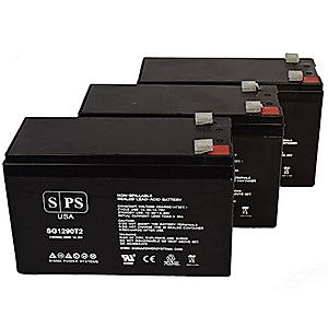 Dell 1920W (J716N) 12V 9Ah UPS Replacement Battery (3 Pack)