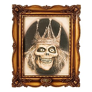 Spirit Halloween Disney's The Haunted Mansion Crowned Ghost Sign | Officially licensed | Home Décor | Horror Décor