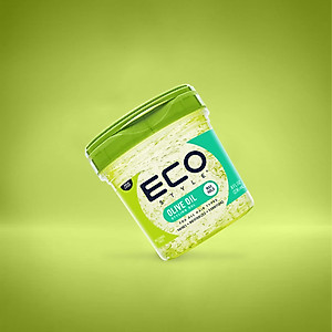 Eco Style Gel Olive Oil Styling - Adds Shine and Tames Split Ends - Delivers Moisture to Scalp - Nourishes And Repairs - Provides Weightless and Superior Hold - Ideal for all Hair - 8 oz