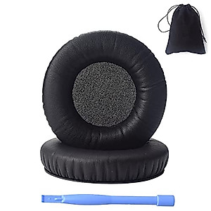 Replacement Earpads Ear Cushions Ear Cups Earmuffs Compatible with SteelSeries Siberia V1, Siberia V2, Siberia V3 Prism Gaming Headphones Memory Foam Ear Pads, with Plastic Rod, Storage Strap