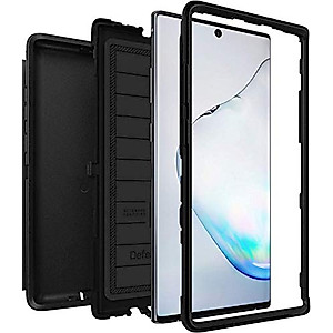 OtterBox Defender Series Rugged Case for Samsung Galaxy Note10 - Case Only - OtterArmor Microbial Defense Technology - Bulk Packaging - Black