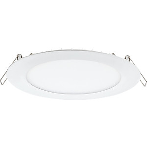 Juno WF6 SWW5 90CRI CP6 MW M2 Round LED Wafer Downlight, 120 Volts, Switchable Color Temperature 2700K/3000K/3500K/4000K/5000K, Triac Dimming, 6-Inch Ultra Thin Trim (Six Pack), Matte White