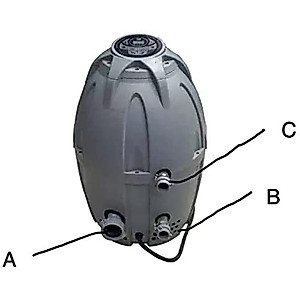 FSYHVVY Replacement Connector Seals Gaskets Washers for Coleman Lay-Z-Spa, A and B/C (2A+4B/C)
