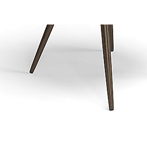 HON Basyx Monroe Upholstered Guest Chair, Black Bonded Leather