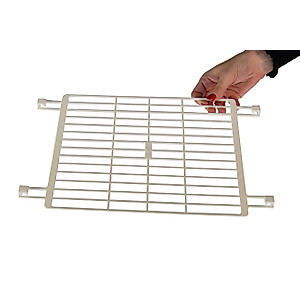 Home-X Fridge Organizer Clip-on Bottle Shelf, Refrigerator/Freezer Wine Storage Rack