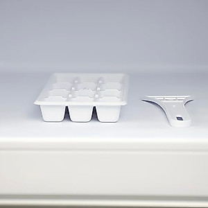 West Bend Apartment Refrigerator Freestanding Slim Design Full Fridge with Top Freezer for Condo, House, Small Kitchen Use, 7.4-Cu.Ft, Metallic