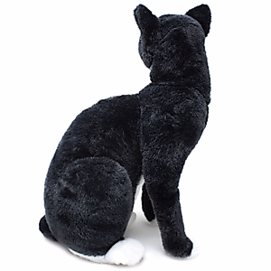 VIAHART Tate The Tuxedo Cat - 14 Inch Stuffed Animal Plush Black and White Kitten - by Tiger Tale Toys