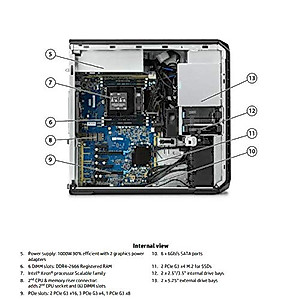 HP Z6 G4 Workstation - Intel Xeon Silver 4108 8-Core 1.8Ghz - 192GB DDR4 REG - Quadro P400 Graphics 2GB - 1.92TB (Dual 960Gb M.2 SSD New) - 1000w PSU - (Renewed)