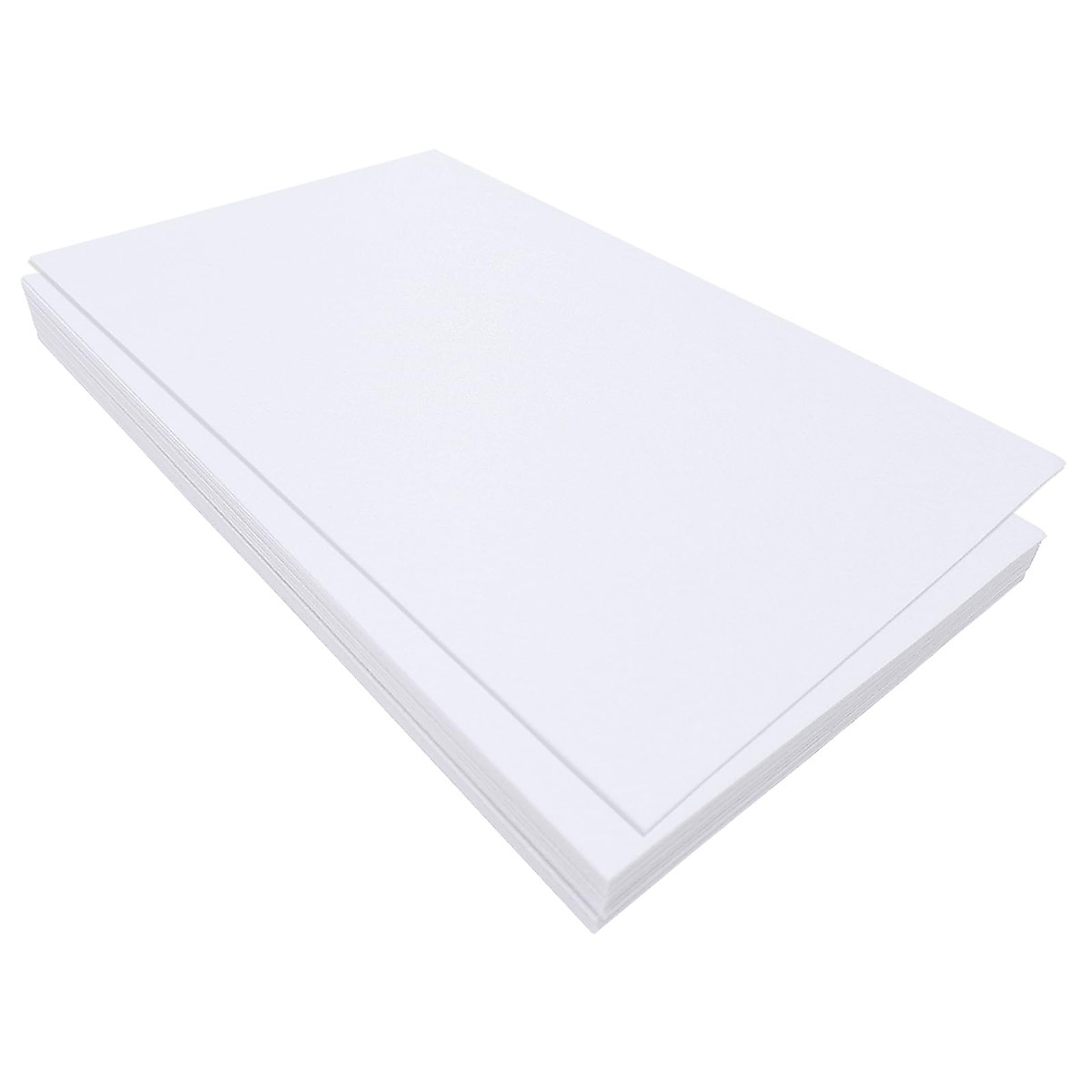 Jtnohx Felt for Crafts, 16 Pcs Felt Fabric, 7"×11.3" Stiff Felt Sheets, Craft Felt Square for Sewing (White)