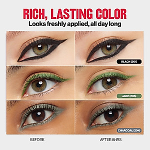 Revlon ColorStay Pencil Eyeliner with Built-in Sharpener, Waterproof, Smudgeproof, Longwearing Eye Makeup with Ultra-Fine Tip, Sapphire, 0.028 oz