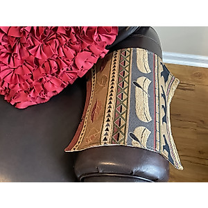 Headrest Cover 'ELK’ for chair cover, protector pad, RV's, sofas, loveseats, office chair, headrest cover recliners, theater chair, log cabin, slipcovers, furniture protectors. 17x26 By: Bittlemen Co.