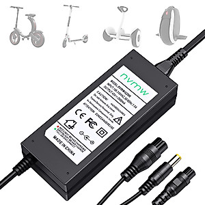 3 in 1 Replacement Charger for 2A 42v/36v 3 Claw (8mm/12mm) Female Port (5.5mm*2.5mm Universal 2.1mm) for, Jetson, Swagtron, Gotrax,Swagway,Razor
