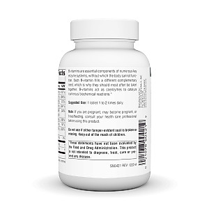 Source Naturals B-50 Complex 50 mg B-Vitamins for Energy Production Support - 100 Tablets