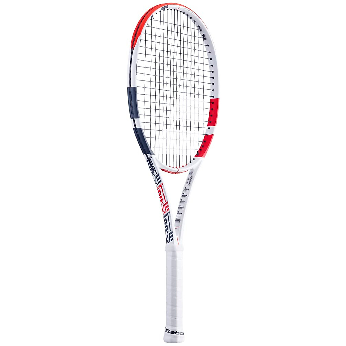 Babolat Pure Strike 16/19 Tennis Racquet Racquet - Strung with 16g White Babolat Syn Gut at Mid-Range Tension (4 3/8" Grip)
