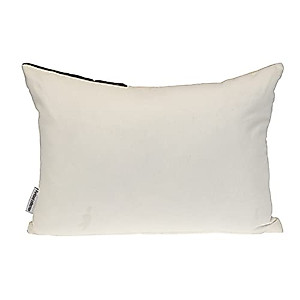 Parkland Collection Transitional Geometric Beige 14" x 20" Pillow