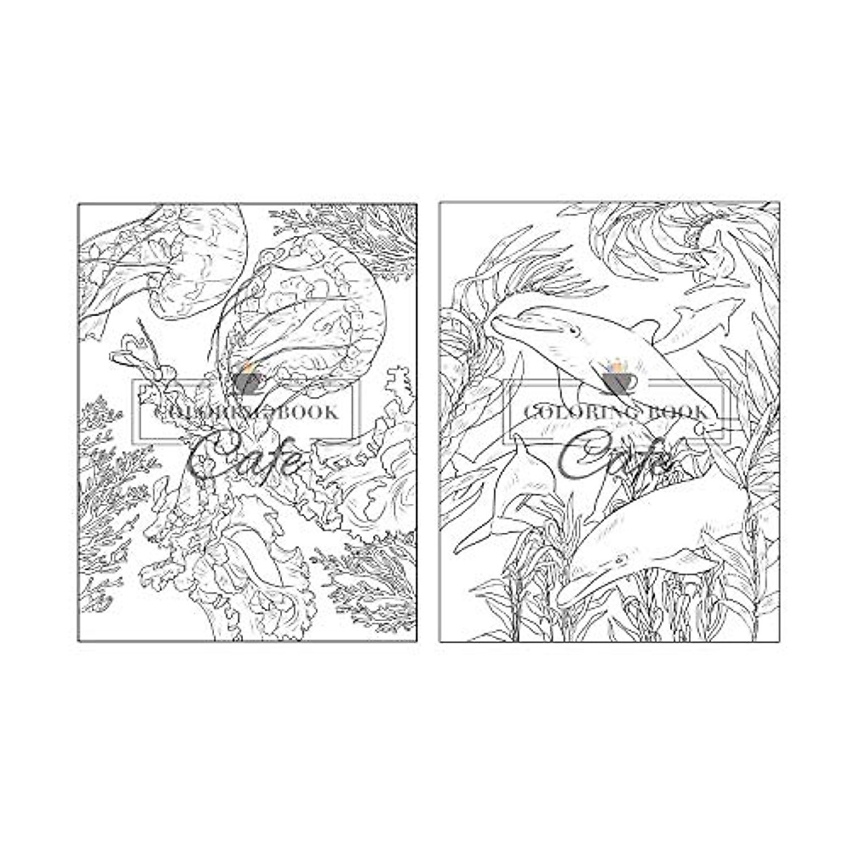 100 Wildlife Scenes: An Adult Coloring Book Featuring 100 Most Beautiful Wildlife Scenes with Animals, Birds and Flowers from Oceans, Jungles, Forests and Savannas