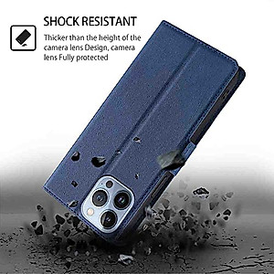 CYR-Guard Phone Cover Wallet Folio Case for Oppo REALME 7 PRO, Premium PU Leather Slim Fit Cover for REALME 7 PRO, Easy Use, Blue