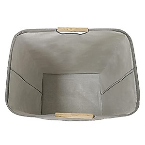 QKELIM Large Laundry Hamper Tall Storage Basket Organization Bin box for Toys Clothes in Laundry Room Bedroom Bathroom College Dorm for Adults Kids