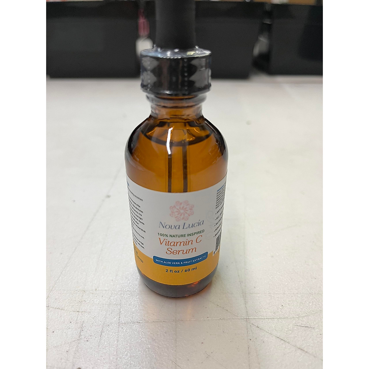 Vitamin C Serum for Face Anti Aging with Aloe Vera & Pro Vitamin Fruit Extracts Anti-Oxidant Anti Wrinkle Boost Collagen Production Day & Night 2oz