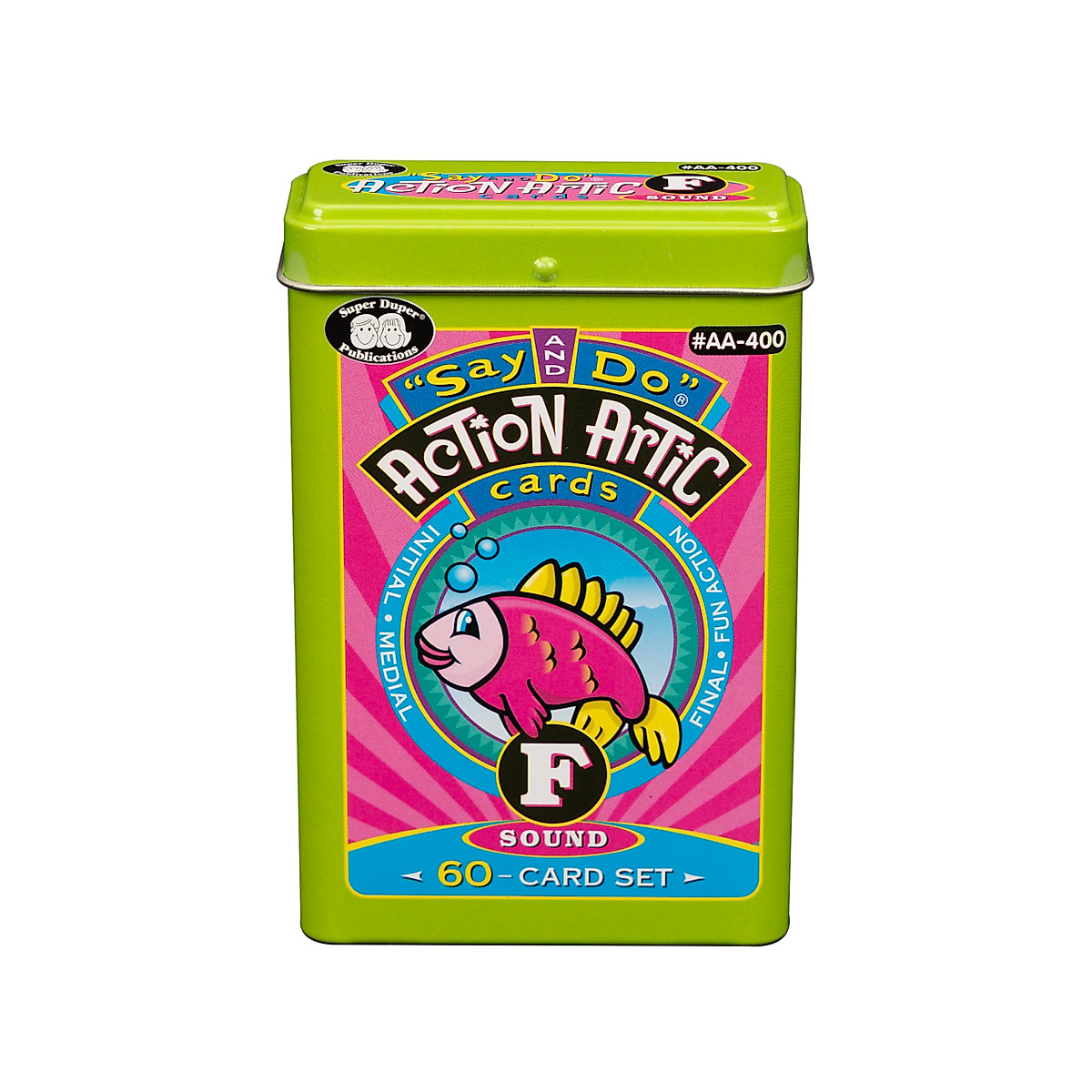 Super Duper Publications | Say and Do® Action Articulation F Sounds Fun Deck | Vocabulary and Language Development Flash Cards | Educational Learning Materials for Children