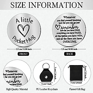 Coume 3 Pcs Divorce Lavender Scented Candle Gifts for Women Funny Candles Pocket Hug Token and PU Leather Keychain Breaking up Friends Sister Coworker Men Female