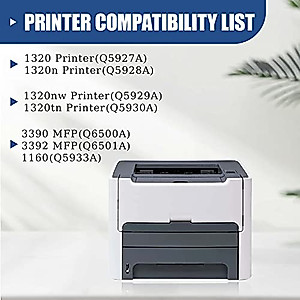 49A Black Toner Cartridge Q5949A 2-Pack - Owrd Compatible 49A Toner Cartridge Replacement for HP 49A Black Ink for 1320 1320n 3390 1160 1320tn 1320nw 3392 Printer