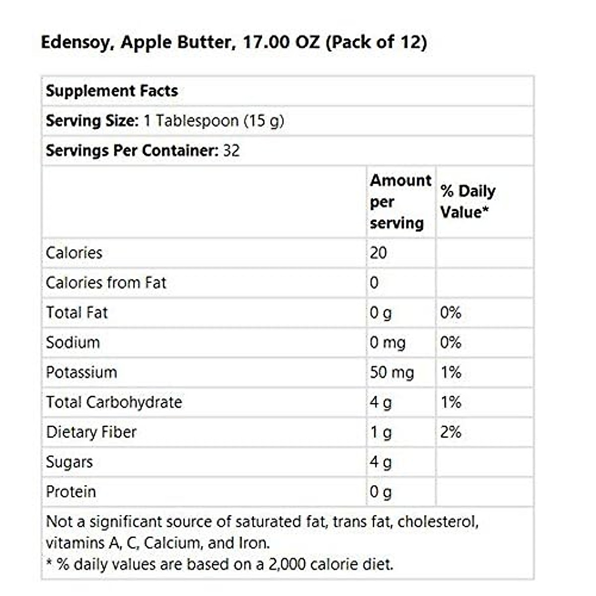 Eden Foods Organic Apple Butter Juice, 17 Ounce - 12 per case.